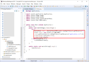 JavaFX プロジェクトの作成、Scene Builder – JavaFX アプリケーション